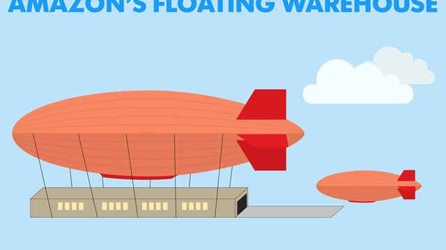 Amazon is considering using airships as floating delivery centers